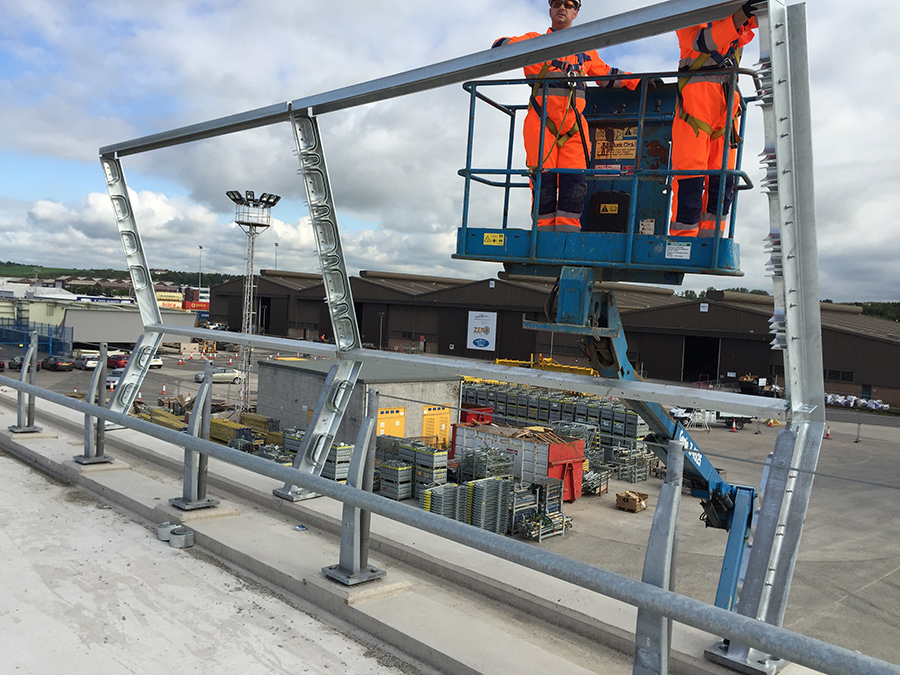Forth Road Bridge - Wind & Noise barrier work - ESL Fabrication